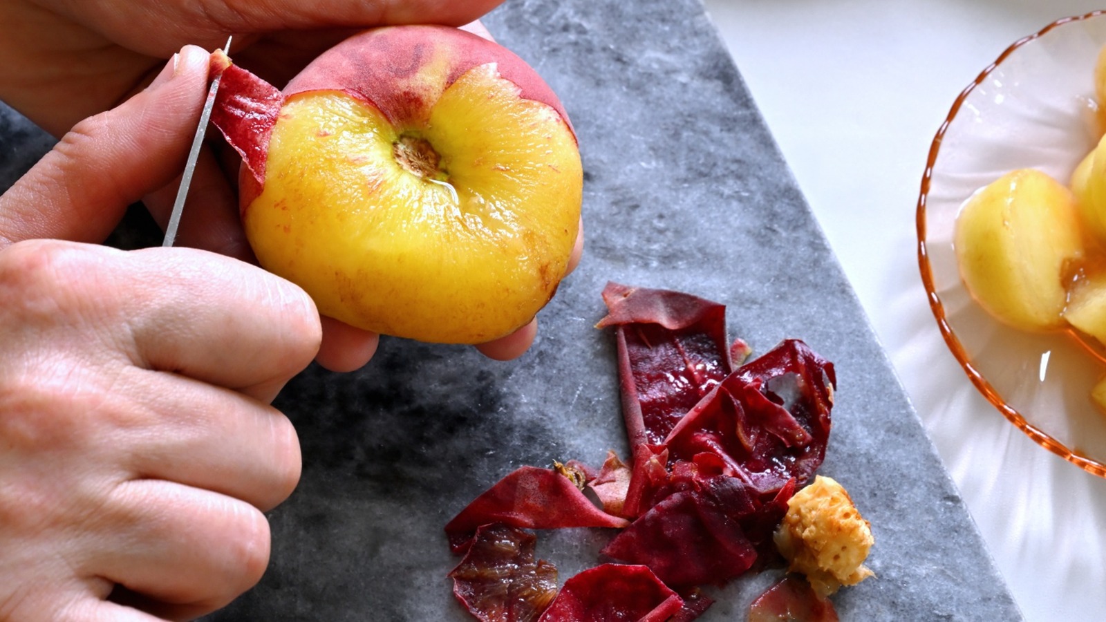 Peach Skins May Be The Unusual Ingredient Your Homemade Bread Needs