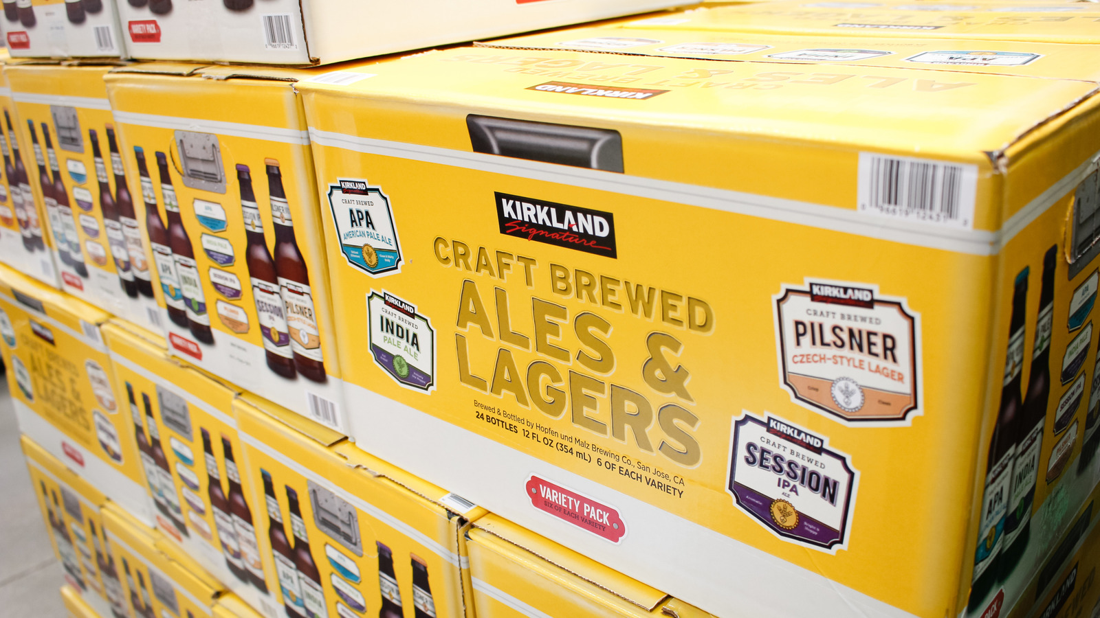 The Brands Behind Costco's Kirkland Signature Craft Beer