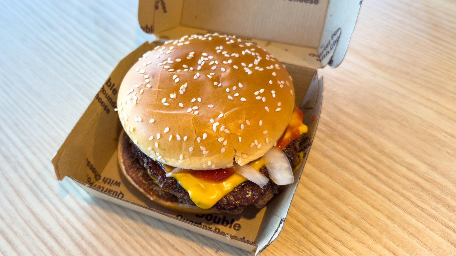 The Quarter Pounder Is Back On McDonald's Menus With One Ingredient Missing