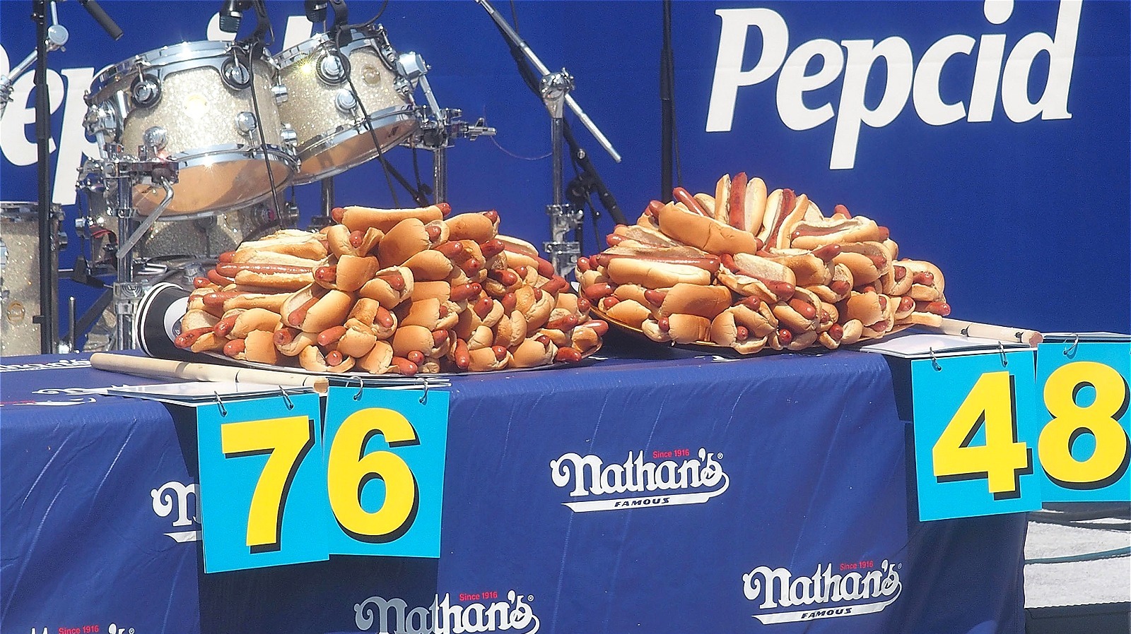What's The Record For Most Eaten At Nathan's Hot Dog Eating Contest?